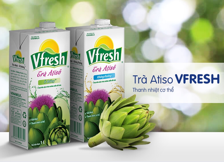 Trà Atiso Vfresh hộp giấy 1l