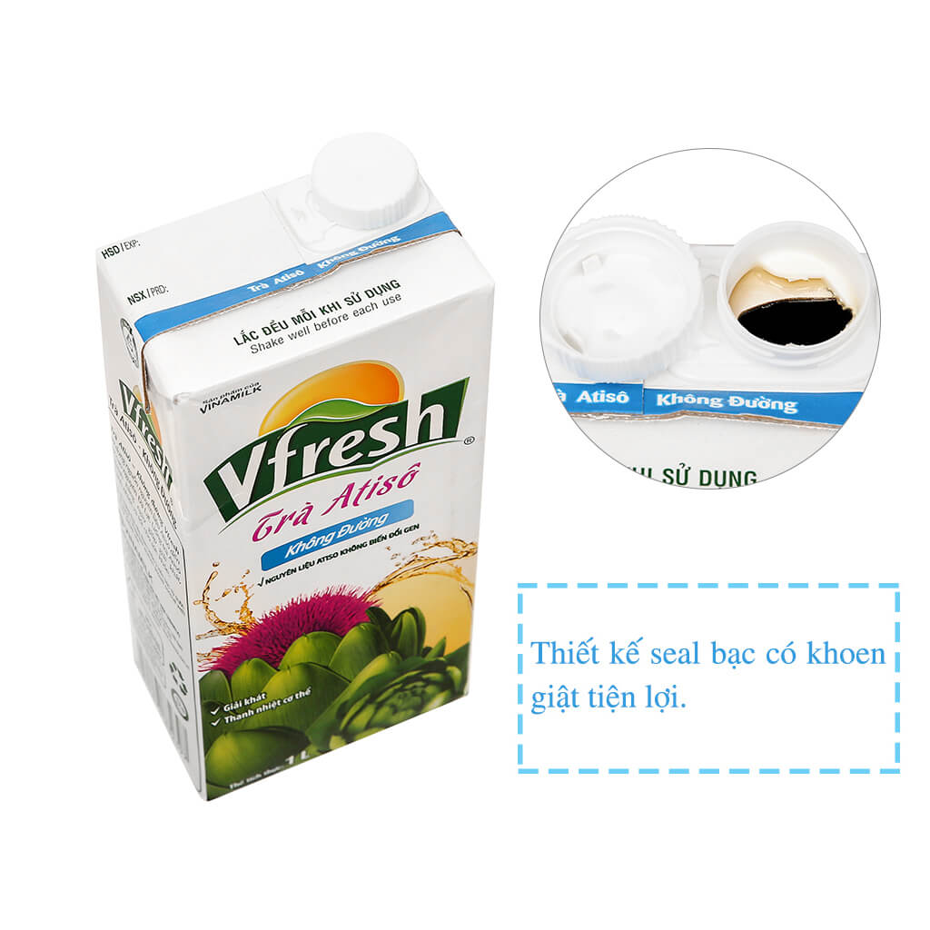 Trà Atiso Vfresh hộp giấy 1l